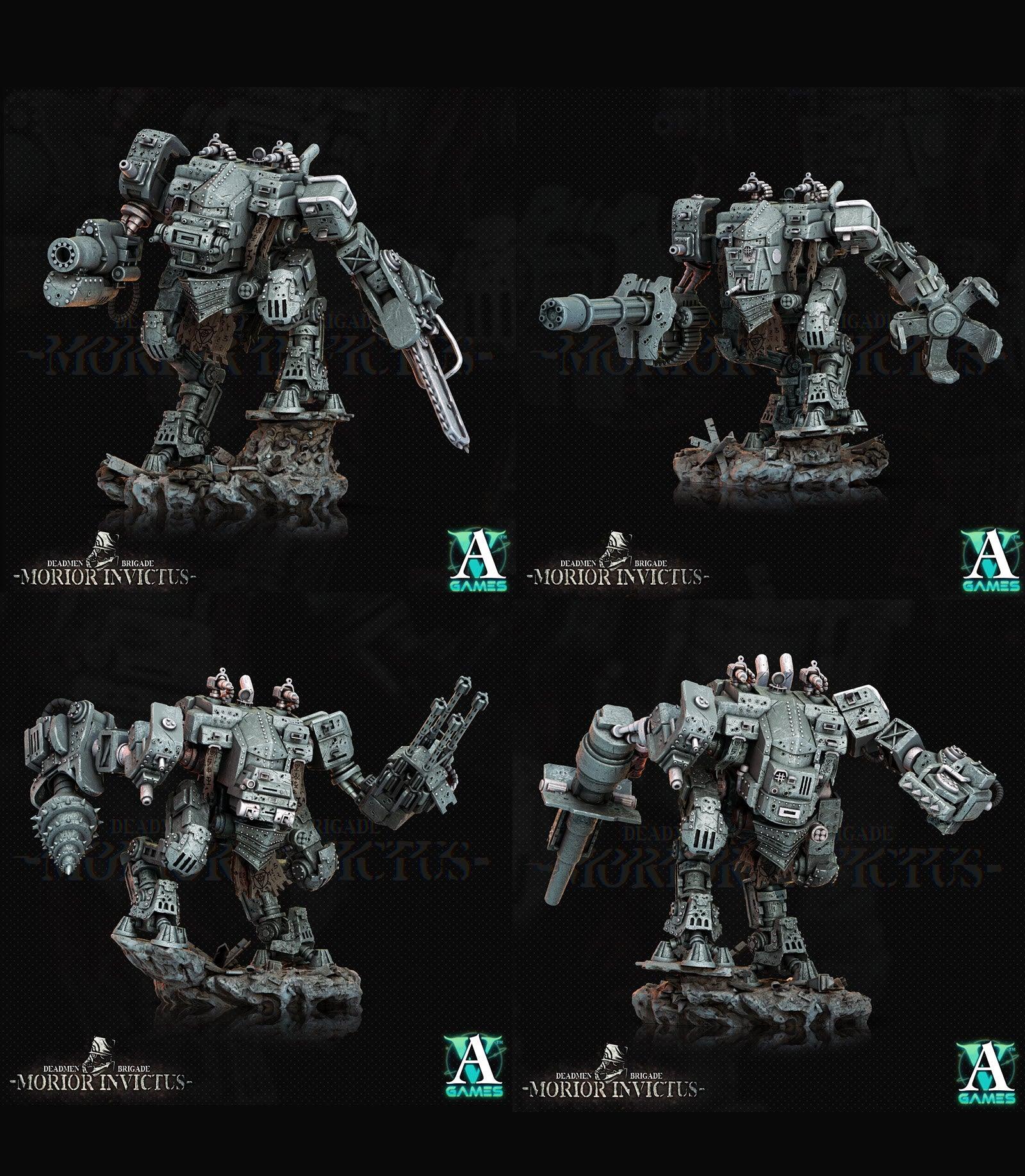 3D Printed Archvillain Games Deadmen Brigade - Morior Invictus Morior ...