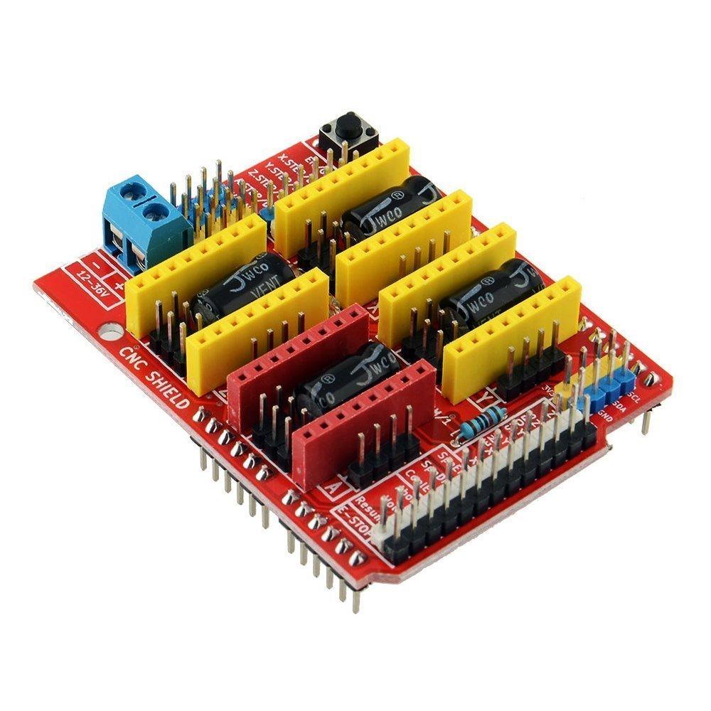 3D Printer CNC Shield V3 Engraver 4 Axis Control Expansion Board – 3D ...